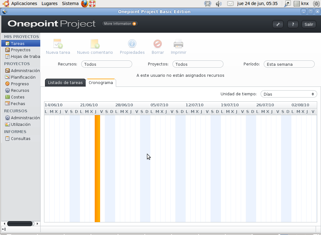 OnePoint Project una alternativa libre para la gestión de proyectos, el ...